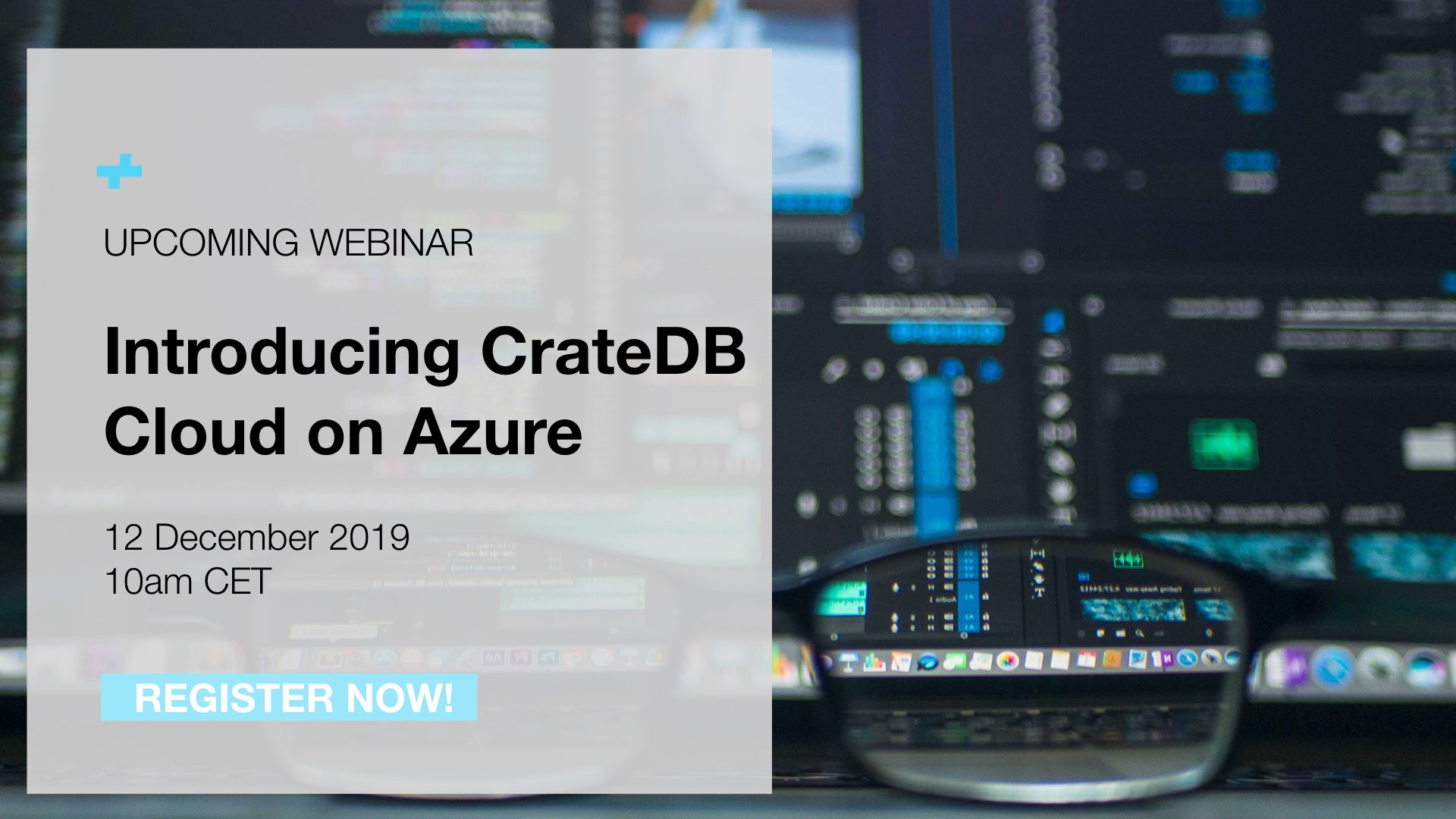 CrateDB Events | Webinar: Introducing CrateDB on Azure